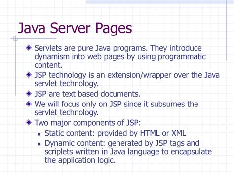 Java Server Pages Bramamurthy Ppt Download