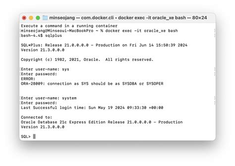 Oracle Mac 오라클 설치 Hr 샘플 스키마 사용하기 Do