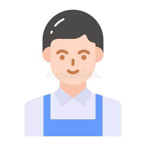 Creative Vector Design Of Young Man Professional Worker Avatar Stock Vector Illustration Of