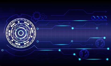 Futuristic Abstract Technology Background Vector Tech Circle And Technology Background