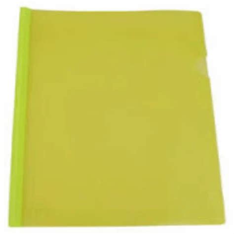 Plastic Yellow Stick File For School Paper Size A4 At ₹ 6 Piece In Patna