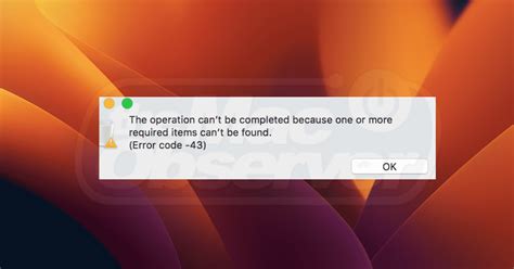 7 Fixes For Mac Error Code 43