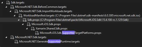 Sdk Target Platforms Targetsprops Files Not Loading On Maui Project