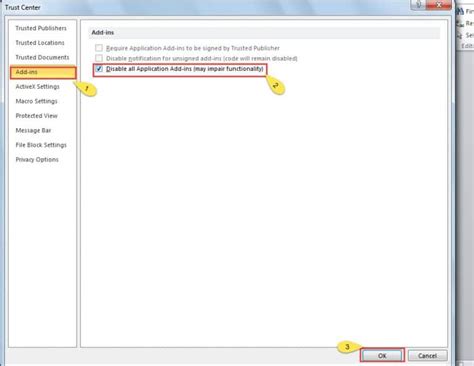 2 Methods To Enable Or Disable Add Ins In Word