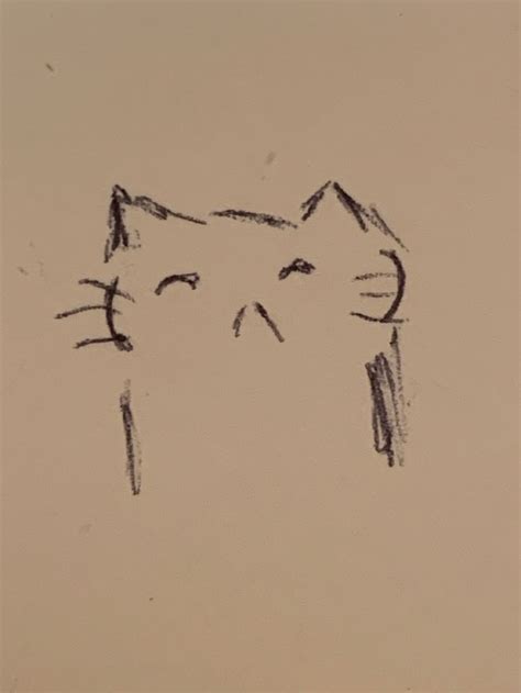 Как нарисовать милую мордочку котенка