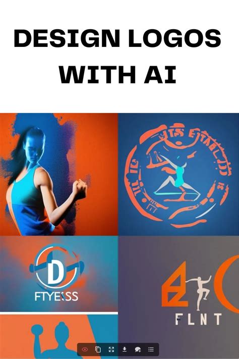 Four Different Logos With The Words Design Logos With Ai And An Image
