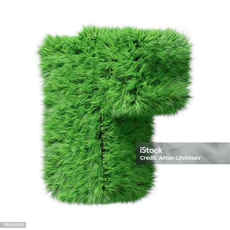 허브 잔디 알파벳 소문자 R 시계 방향으로 돌렸다 흰색 3d 그림에서 격리되었습니다 0명에 대한 스톡 사진 및 기타 이미지 0명 3차원 형태 녹색 Istock