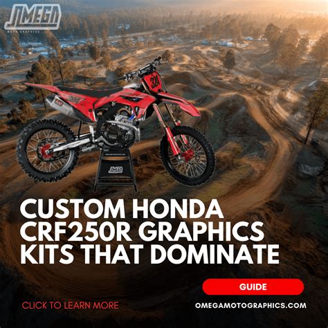 Custom Honda Crf250r Graphics Kits That Dominate Omega Moto Graphics