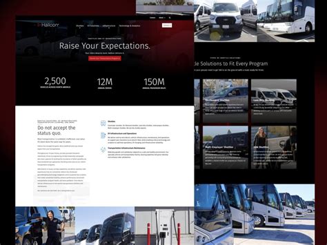 Hallcon Transportation Web Design Orbit Media
