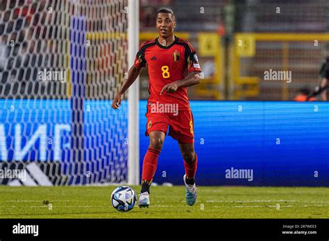 Brussels Belgium June 17 Youri Tielemans Of Belgium During The