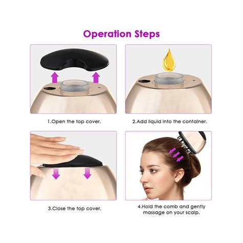 Makecool Scalp Applicator Comb Hair Root Essential Oil Applicator Hair Loss Treatment Scalp