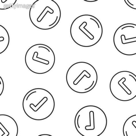 Check Mark Sign Icon In Flat Style Confirm Button Vector Illustration