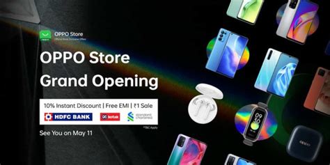 Oppo E Store Is Now Live In India No Cost Emi Instant Cashback Sale Mystery Box Spin To