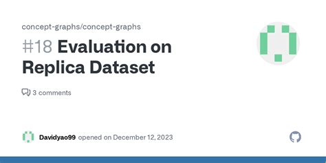 Evaluation On Replica Dataset · Issue 18 · Concept Graphsconcept