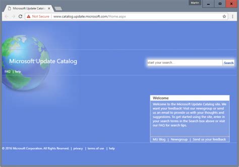 Microsoft Update Catalog Works With Any Browser Now Ghacks Tech News