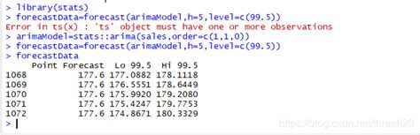 Trivia How Does R Language Solve Error In Tsxts Object Must Have One Or More Observations