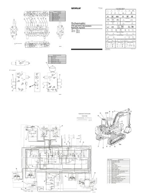 Hydraulic Schematics For Cat 315 Excavators Pdf Valve Manual