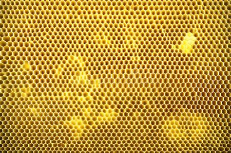 Abstract Yellow Hexagonal Background Generative Ai Stock Illustration
