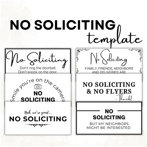 Free Printable Funny No Soliciting Sign Printable Free Printable