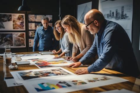 Premium Ai Image Graphic Designer Collaboration Generative Ai