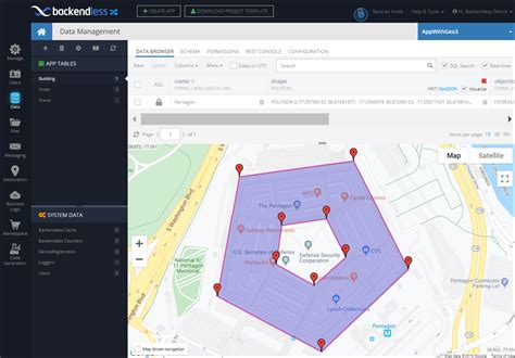 Spatial Data Types Backendless Sdk For Net Api Documentation