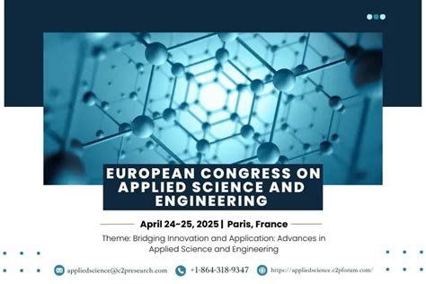 About Us Applied Science Conferences Science And Engineering