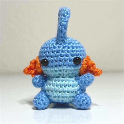 Mudkip Pokemon Chibi Amigurumi Crochet Pattern Etsy