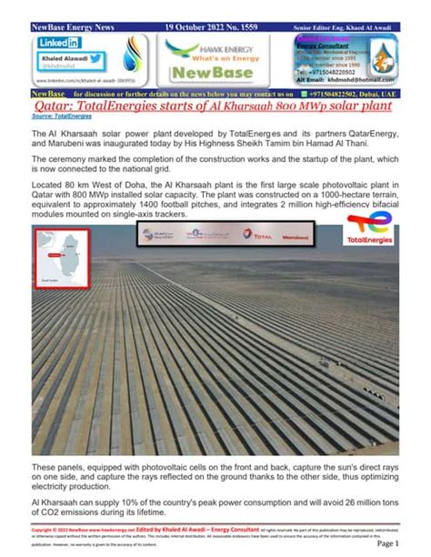 Newbase 20 Octoberr 2022 Energy News Issue 1559 By Khaled Al Awadi