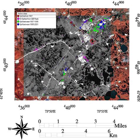Results Of A Multi Temporal Contamination Classification Approach Using
