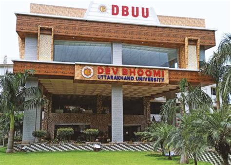 Dev Bhoomi Uttarakhand University Dehradun Eligibility Fee Cutoff Ranking
