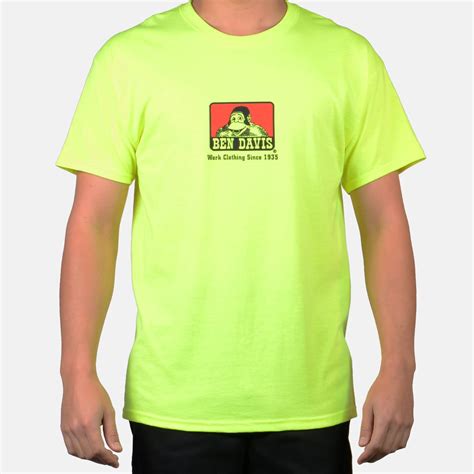 Classic Logo T Shirt Safety Green