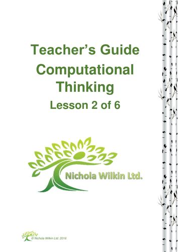 Pattern Recognition Computational Thinking Lesson Teaching Resources