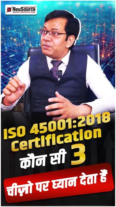 Hemant Gupta On Linkedin Building A Startup 🚀 Iso 45001 2018 Certification Focuses On Three Key…