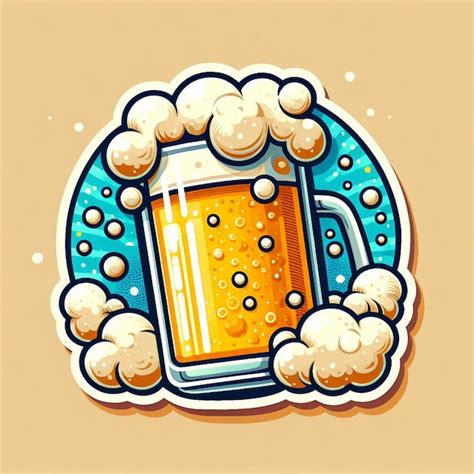 Premium Photo Beer With Bubbles And Foam Background