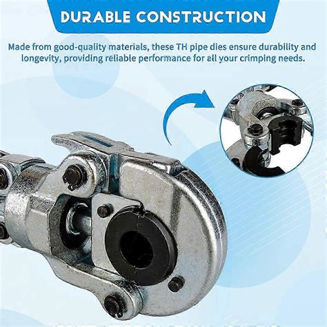 2pcs Hydraulic Pipe Crimping Dies 16mm Th Pipe Dies For Pex Fittings For Copper Fittings