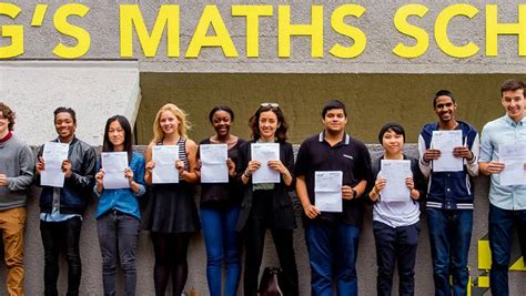 Kings College London Mathematics School Wins Award For Outstanding