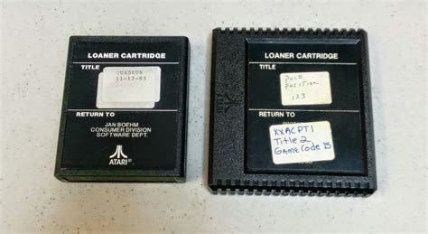 Atari 2600 And 5200 Loaner Cartridges Prototypes Atariage Forums