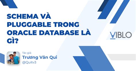Schema và Pluggable trong Oracle database là gì