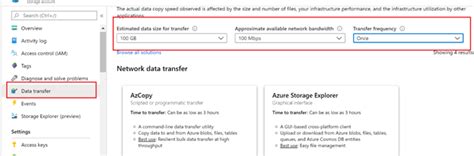 Azure Date Transfer Solutions DB Cloud TECH