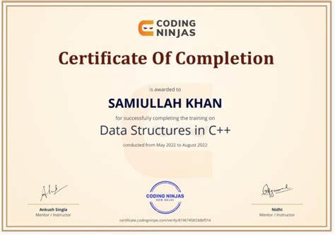 Samiullah Khan On Linkedin Data Structures In C From Coding Ninjas