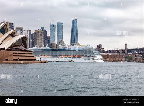 Majestic Princess Cruise Ship Alongside Overseas Passenger Terminal On