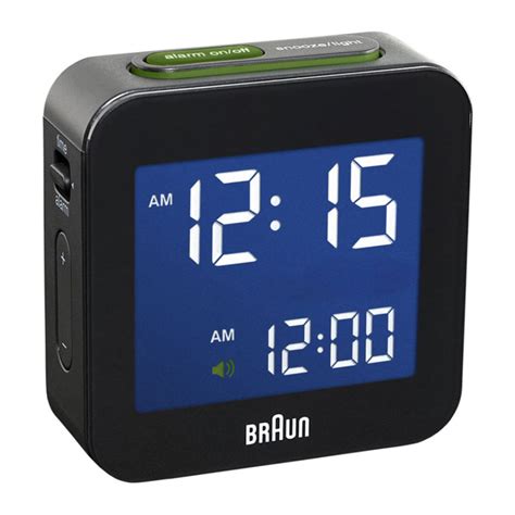 BRAUN BNC Travel Alarm Clock Manual ManualsLib