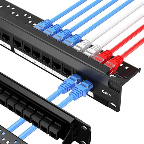 24 Port Cat6 Patch Panel 10G Pass Through Keystone Nepal Ubuy