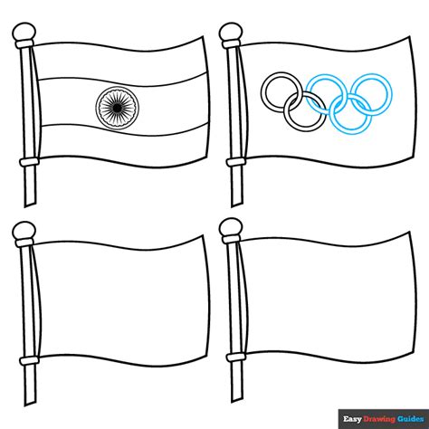 How To Draw A Flag Really Easy Drawing Tutorial