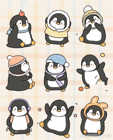 儿童简笔画小企鹅 简笔画图片大全