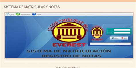 Sistema De Matriculas Y Notas ~ Codigoguaro