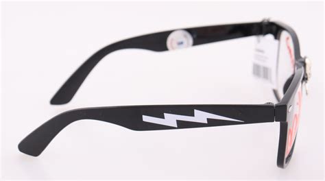 Charlie Sheen Signed Major League Replica Glasses Inscribed Vaughn