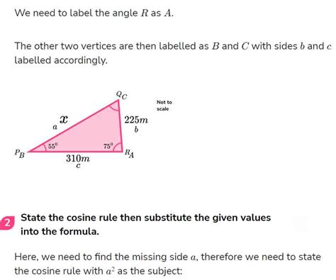 Cosine Formula TRUNG TÂM GIA SƯ TÂM TÀI ĐỨC HOTLINE