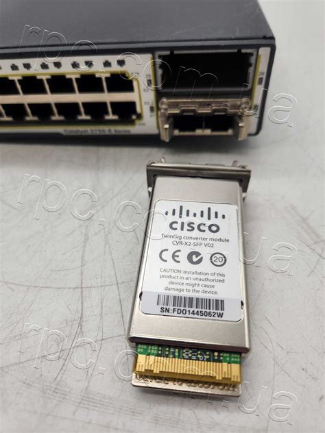 Комутатор гігабітний Cisco 3750-Е WS-C3750E-24TD-E Layer 3 Gigabit: 7 ...