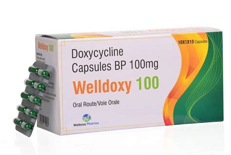 Welldoxy Doxycycline 100mg Capsules At ₹ 540 Box In Nagpur Id